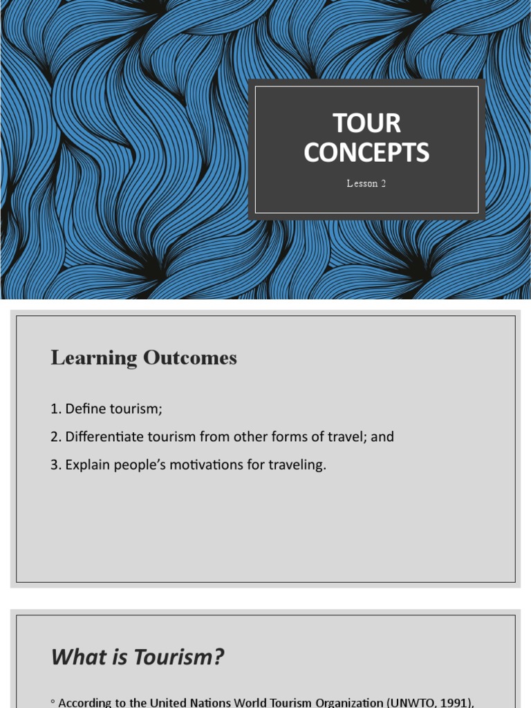 Tour Concepts | PDF