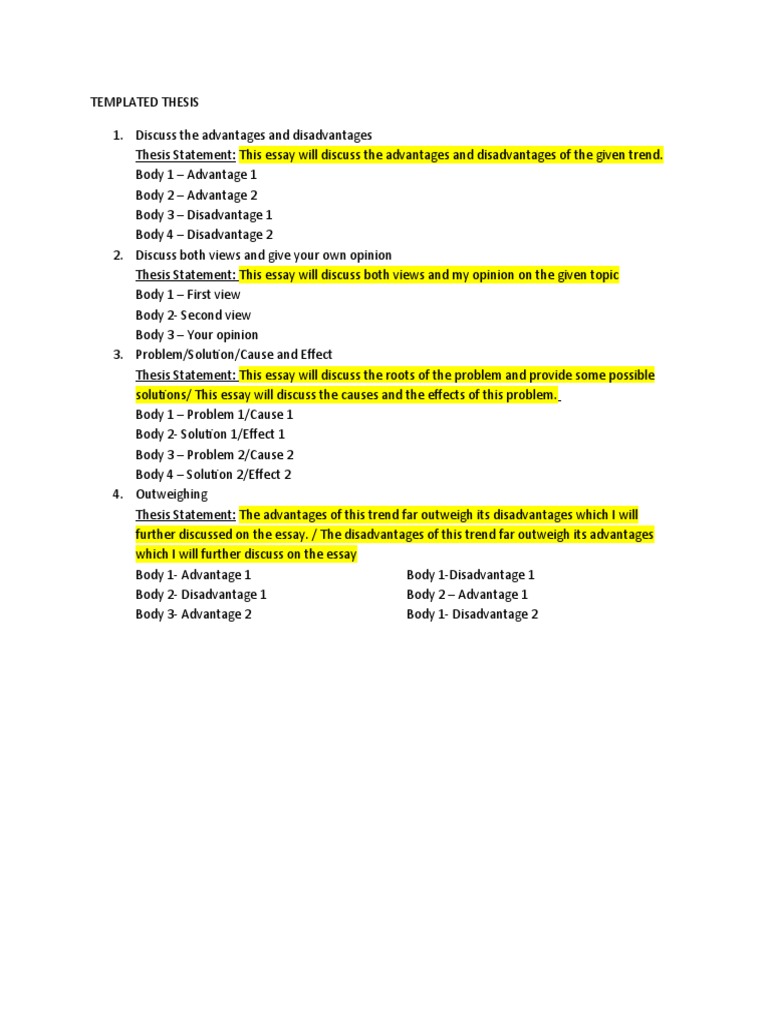 Thesis - Body | Download Free PDF | Essays