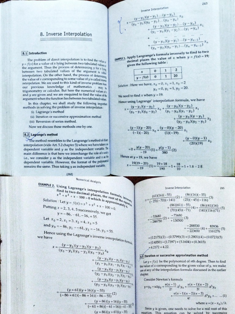 Inverse Interpolation | PDF