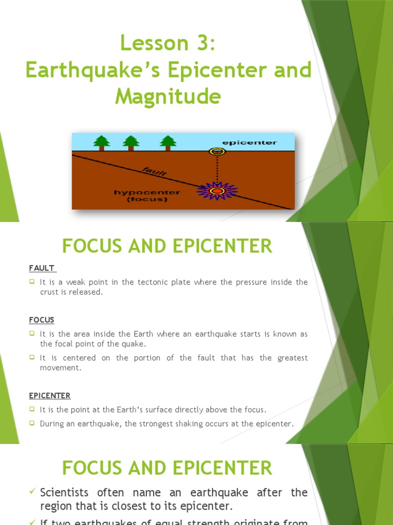 Science 8-Quarter 2-Lesson 3 | PDF | Earthquakes | Geophysics