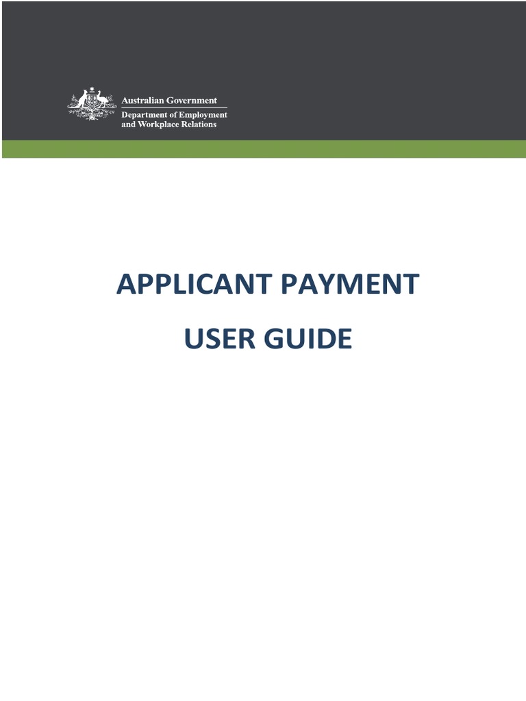 Applicant Payment User Guide - May 2022 | PDF | Password | Payments