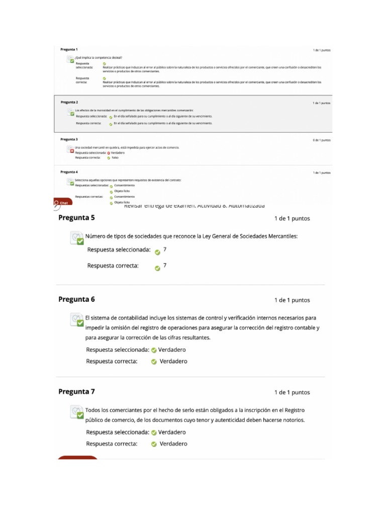 Actividad 8. Automatizada DERECHO MERCANTIL | PDF