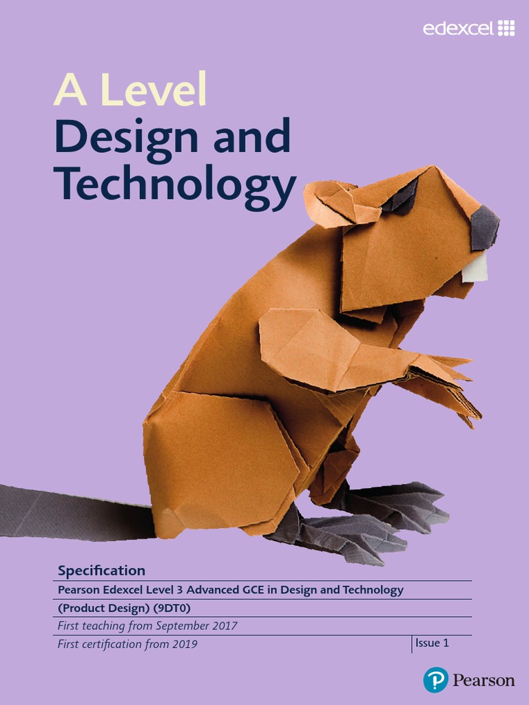 Specification GCE L3 A Level in Design and Technology | PDF | Design ...