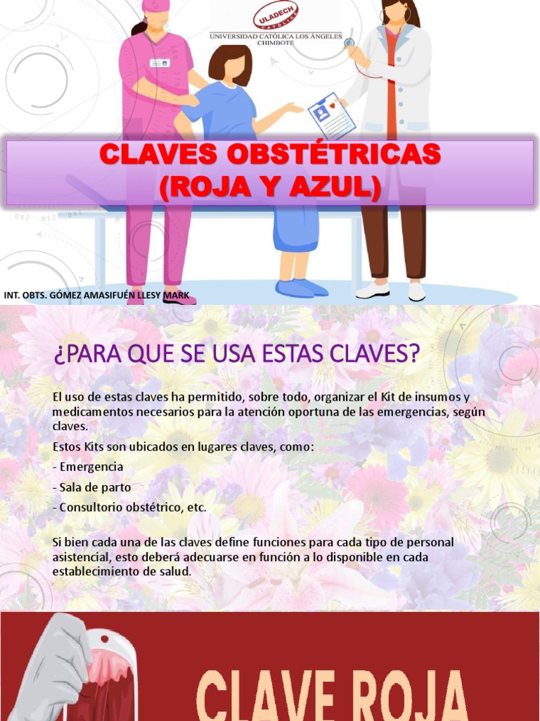 Claves Obstetricas (Roja y Azul) | PDF | Especialidades Medicas ...