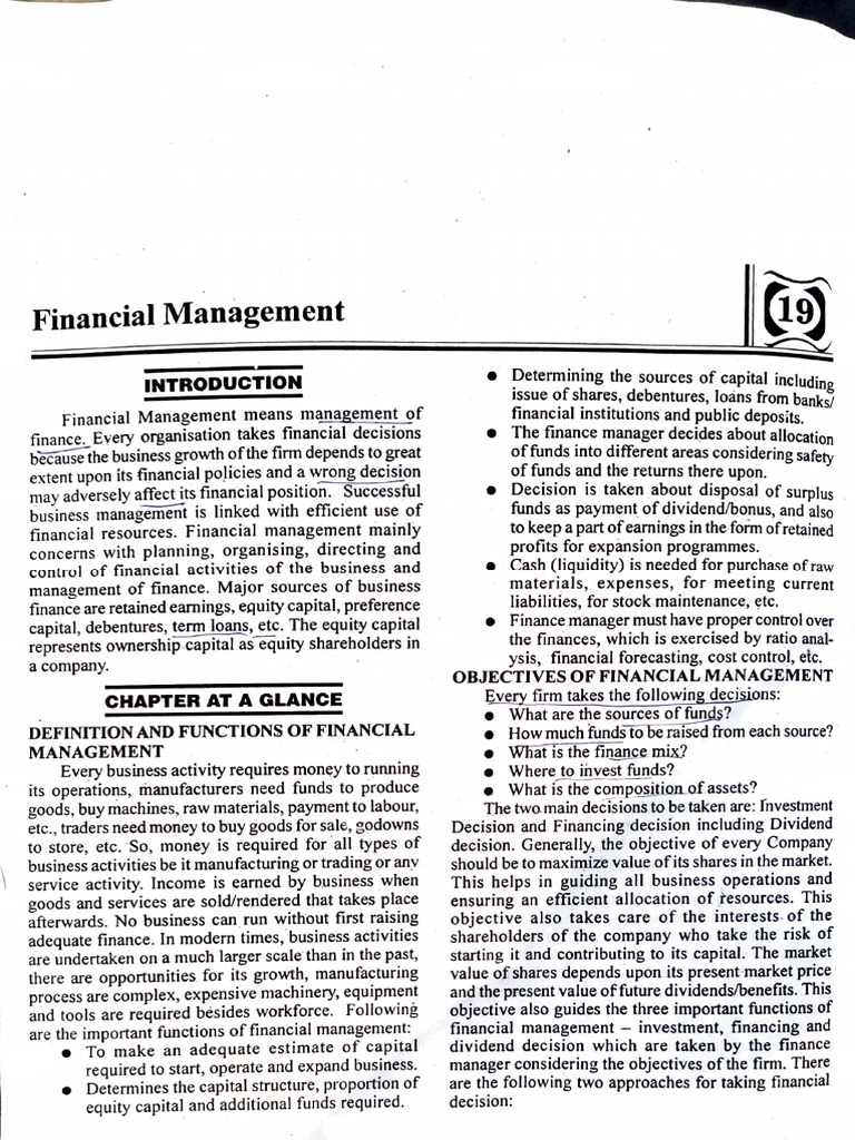 Financial Management Bcoc 132 | PDF | Lease | Corporate Finance