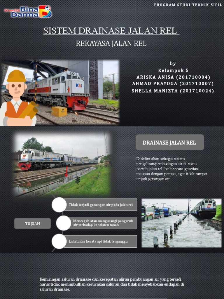 Sistem Drainase Jalan Rel | PDF