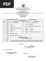 Class Program - Grade III-2025-2026 | PDF