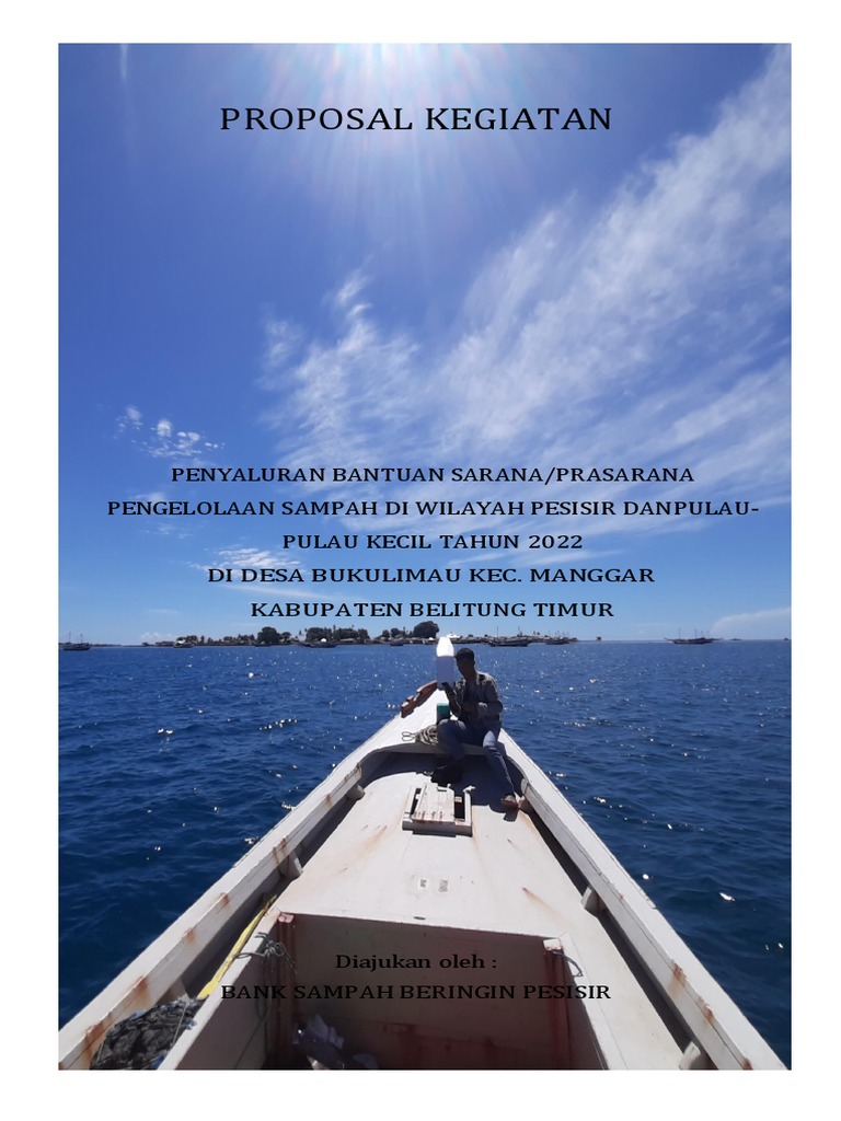 Proposal TPS PDU Desa Buku Limau | PDF