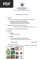Grade 3 Lesson Plan: Living vs Non-Living | PDF | Learning | Curriculum