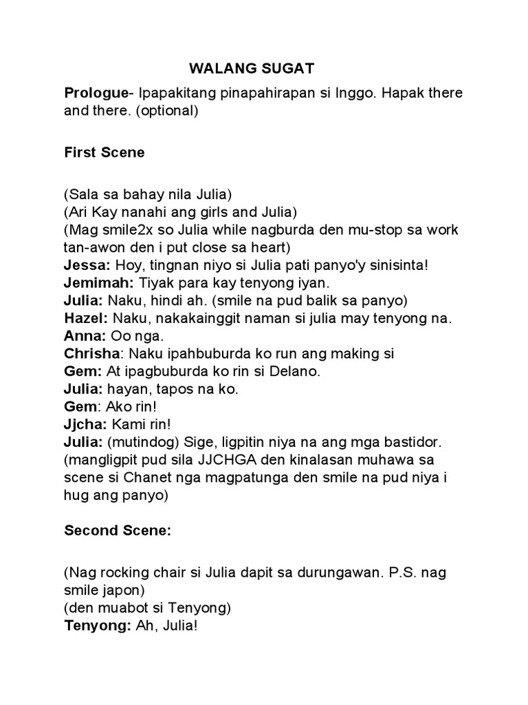 Walang Sugat | PDF