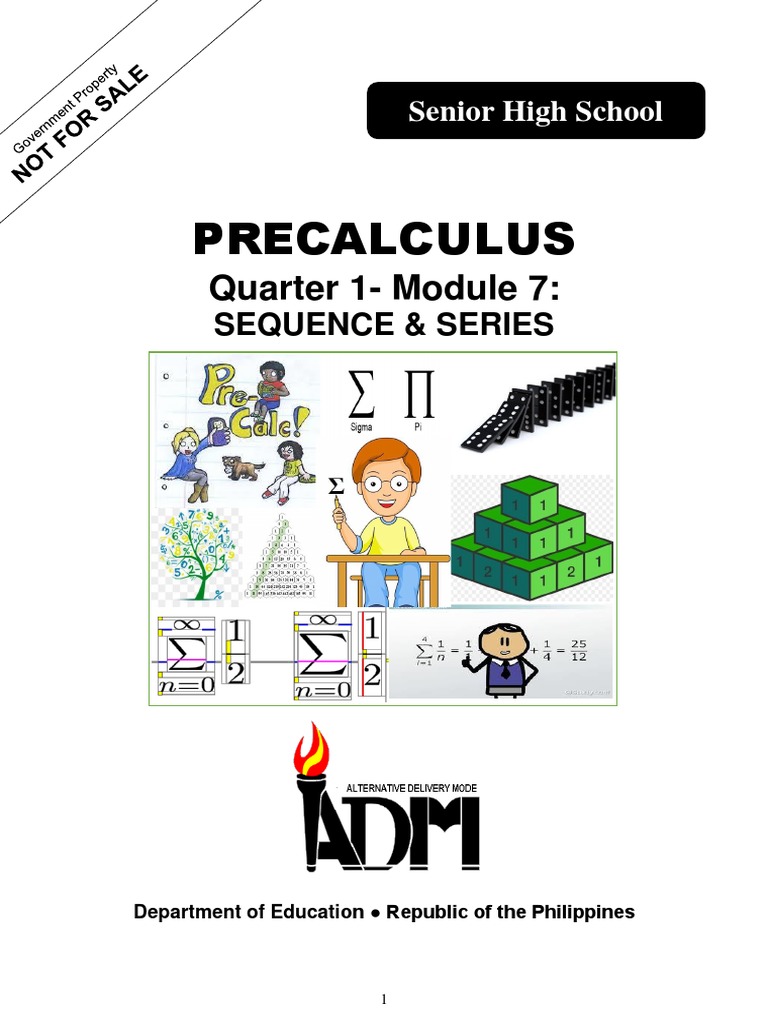 SHS PreCalculus Q1 Mod7 Series | PDF | Summation | Sequence
