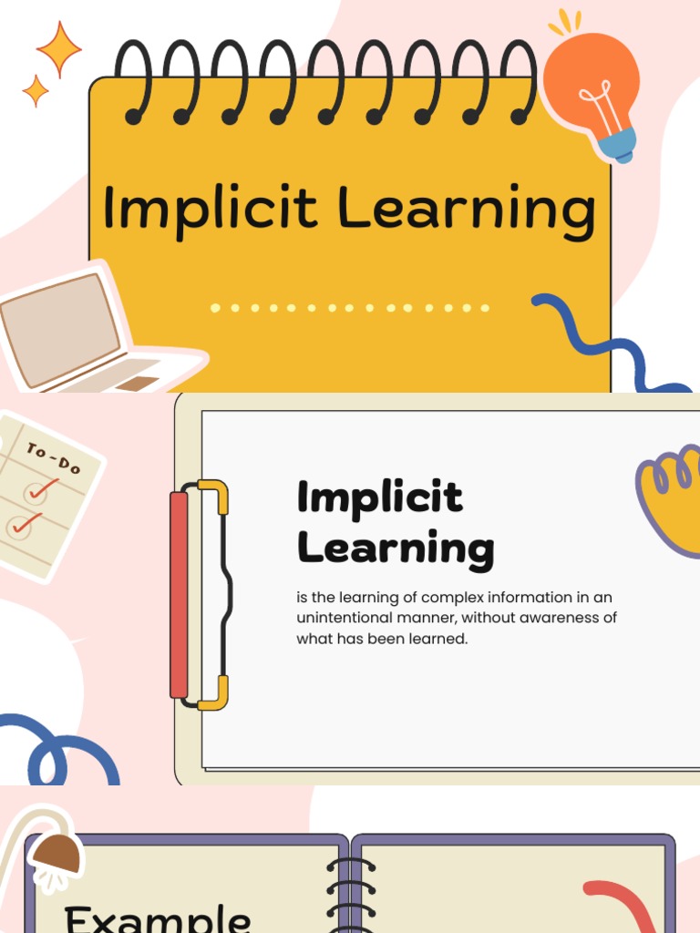 Implicit Learning | PDF