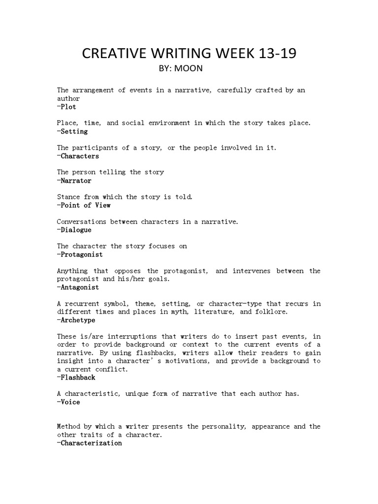 Key Elements of Narrative Writing | PDF | Plot (Narrative) | Narrative