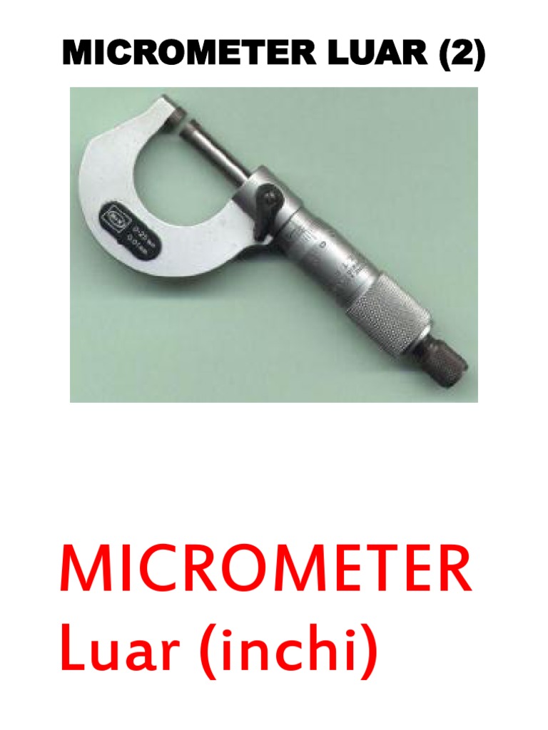 Mcrometer | PDF