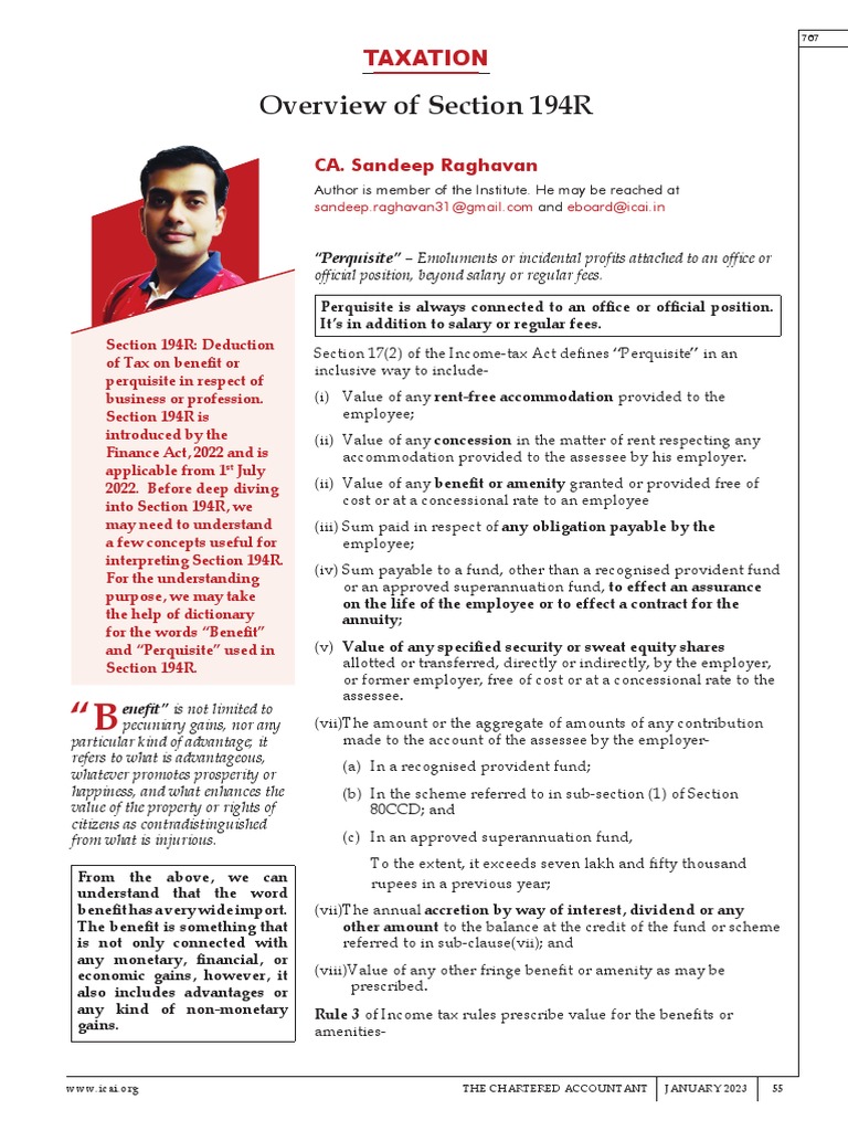 Tax Review 194R | PDF | Employee Benefits | Taxes