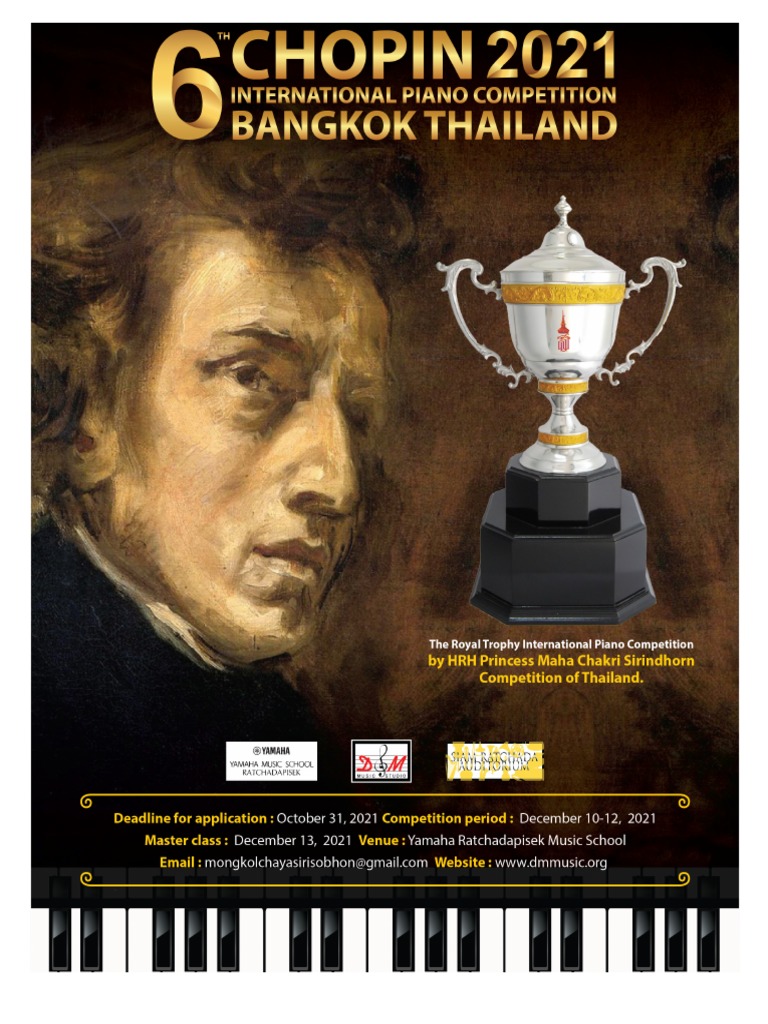 The 6 TH Chopin International Piano Competition 2021 | PDF | Frédéric ...