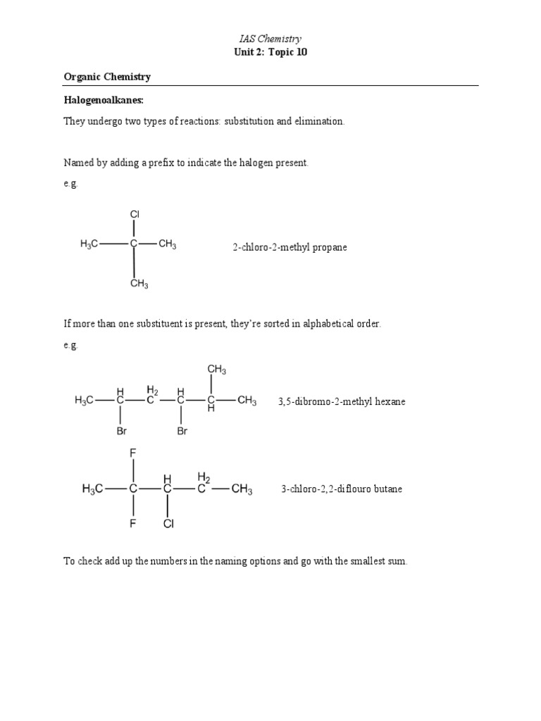Organic Chemistry Unit 2 | PDF | Aldehyde | Hydroxide