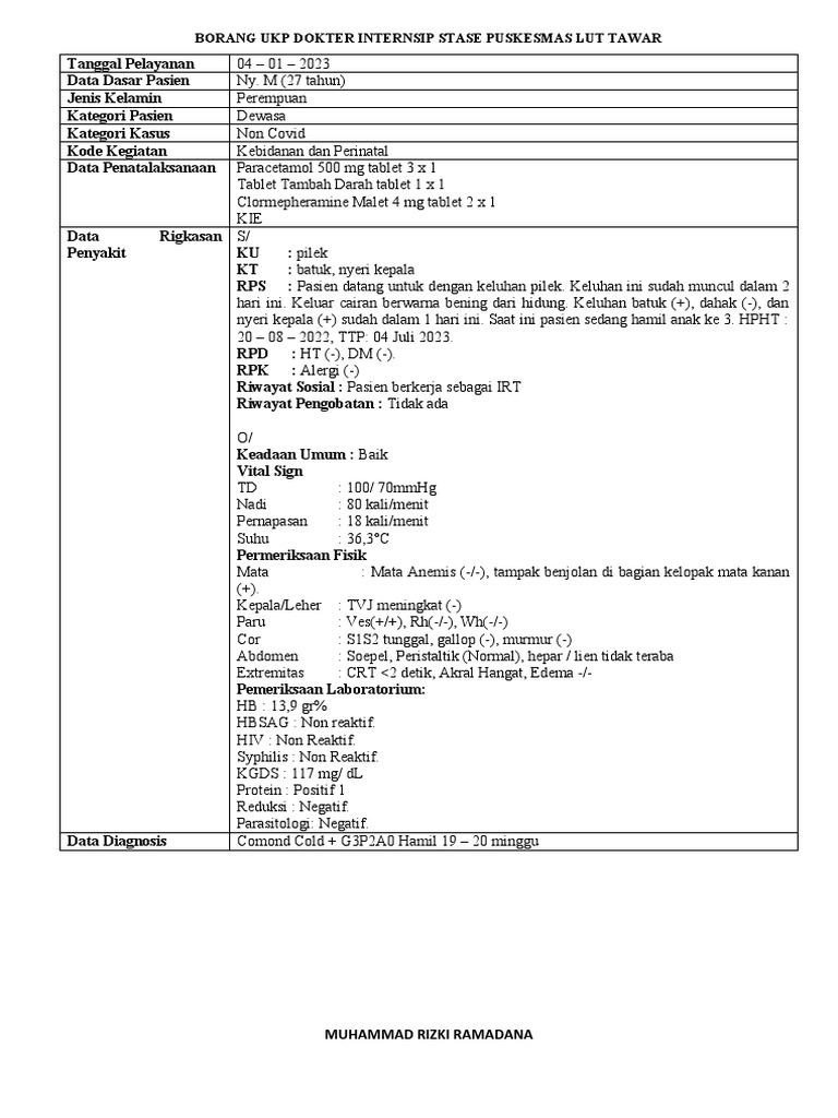 Borang UKP Konsul 04 | PDF