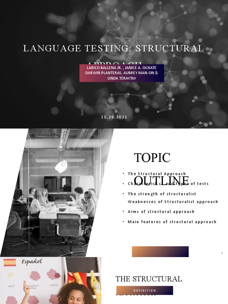 Language Testing Structural Approach | PDF | Vocabulary | Behavior ...