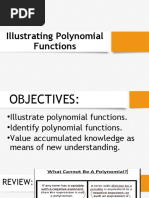 MATH 10 - Illustrating Polynomials | PDF | Polynomial | Equations