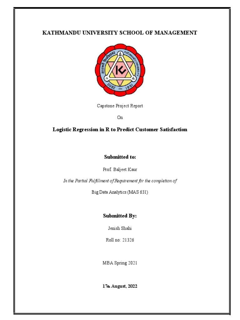 Predicting Airline Customer Satisfaction through Logistic Regression Analysis: A Case Study ...