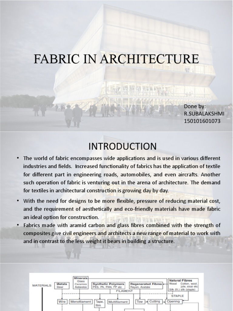 Fabric Architecture in Modern Design | PDF | Textiles | Polyvinyl Chloride