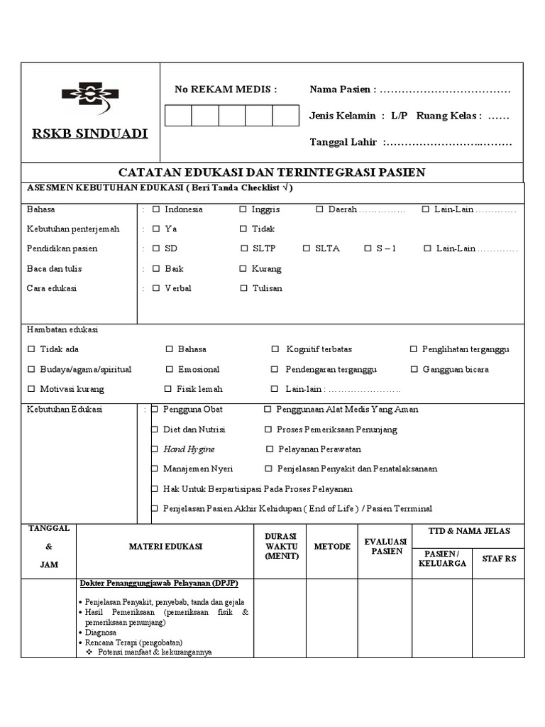 Formulir Inform Consent CPPT | PDF | Pengembangan Diri
