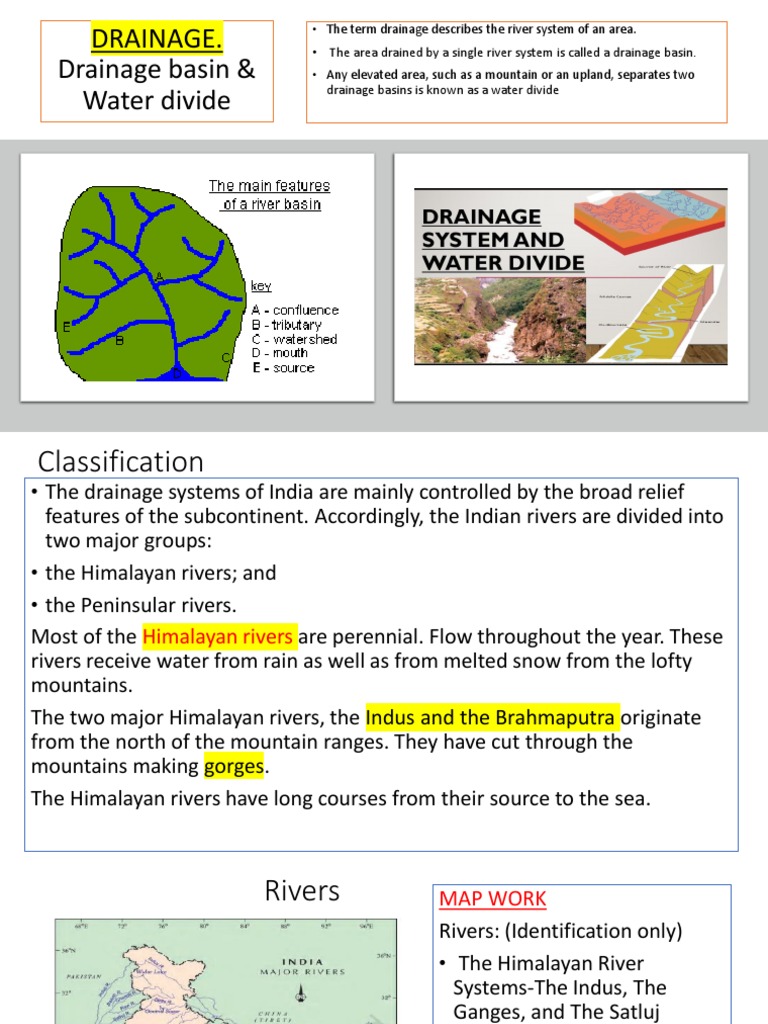 Drainage - Rivers | PDF | Indus River | Himalayas