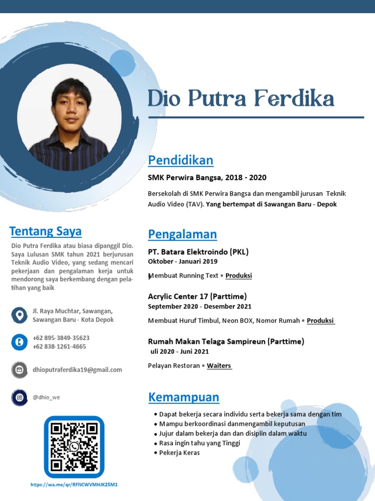 CV DIO - Terbaru | PDF