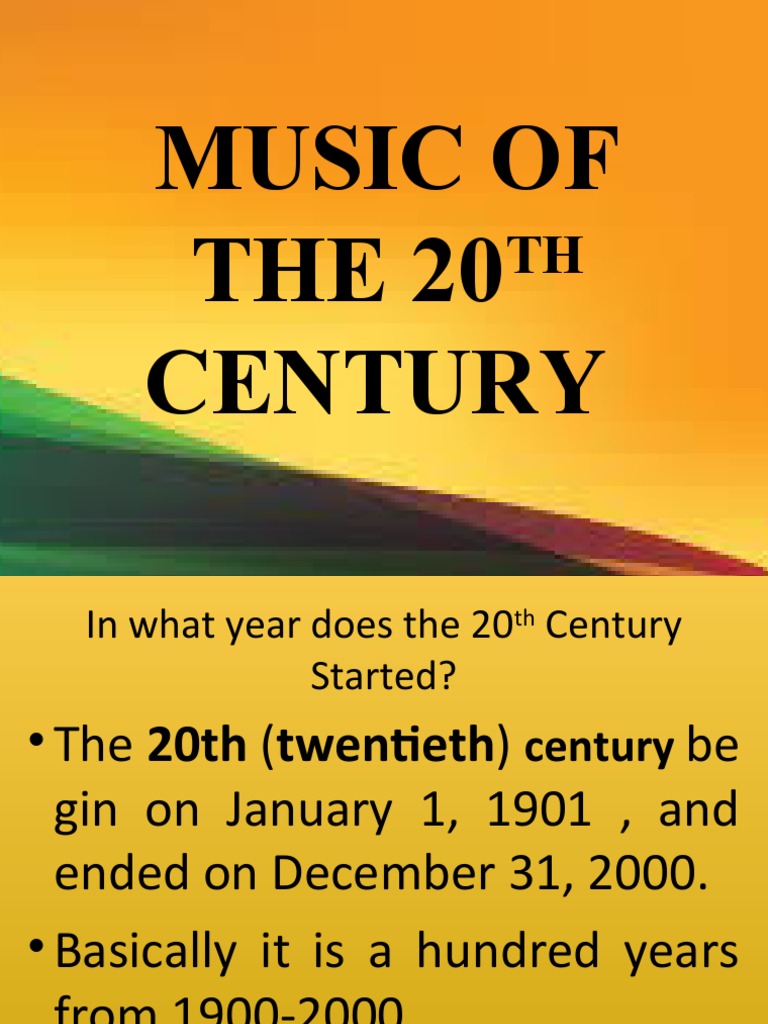 20th Century Music Styles Overview | PDF | Expressionism | Impressionism