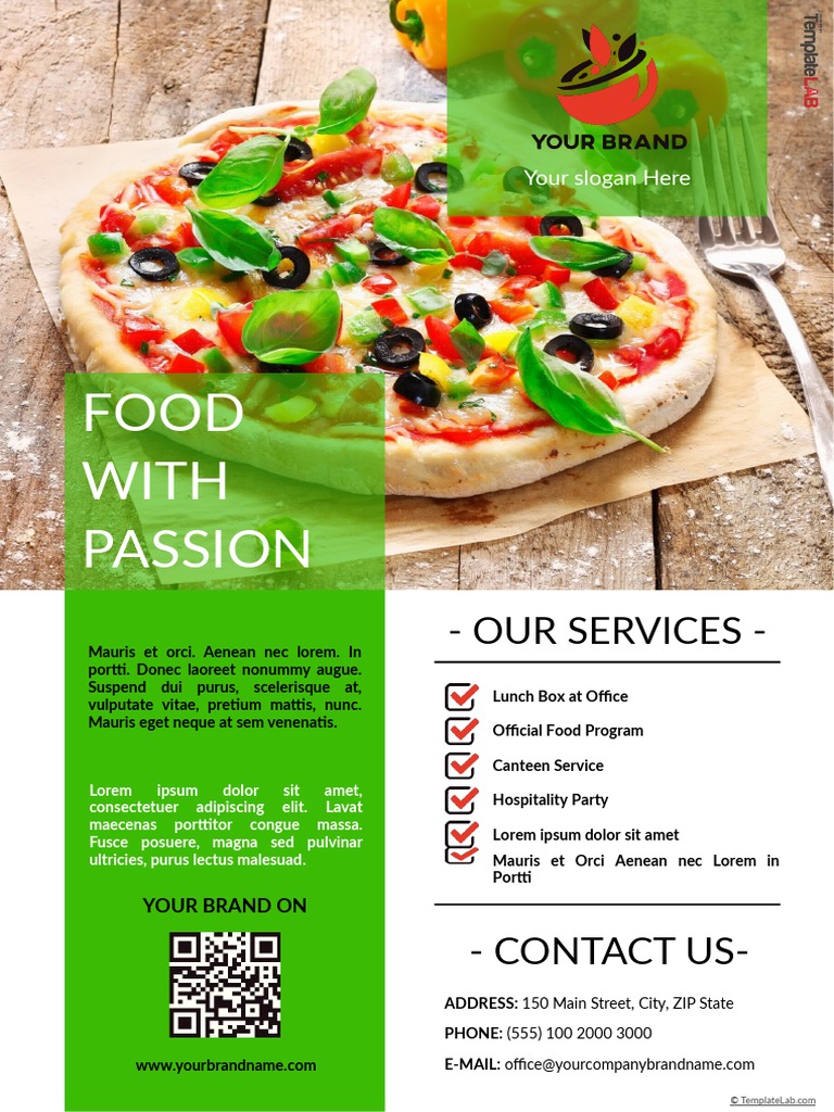 Food Company Profile Template | PDF