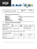 ROCOR NB Liquid Safety Data Sheet | PDF | Redox | Nitrate