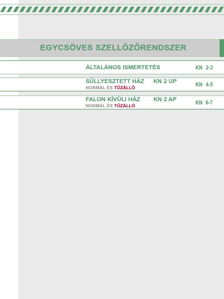 KN2 Egycsöves Használati Útmutató | PDF