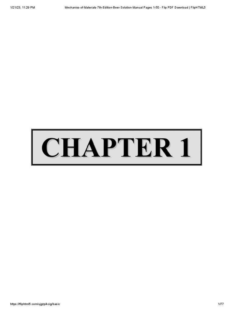 Mechanics-of-Materials-7th-Edition-Beer-Solution-Manual Pages 1-50 - Flip PDF Download ...