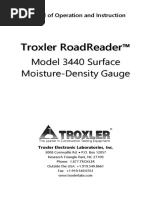 Troxler Test Procedure and Storage Guide | PDF | Physical Sciences