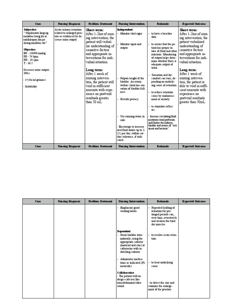 Urinary Retention NCP GARCIA J. | PDF | Urinary Bladder | Urination