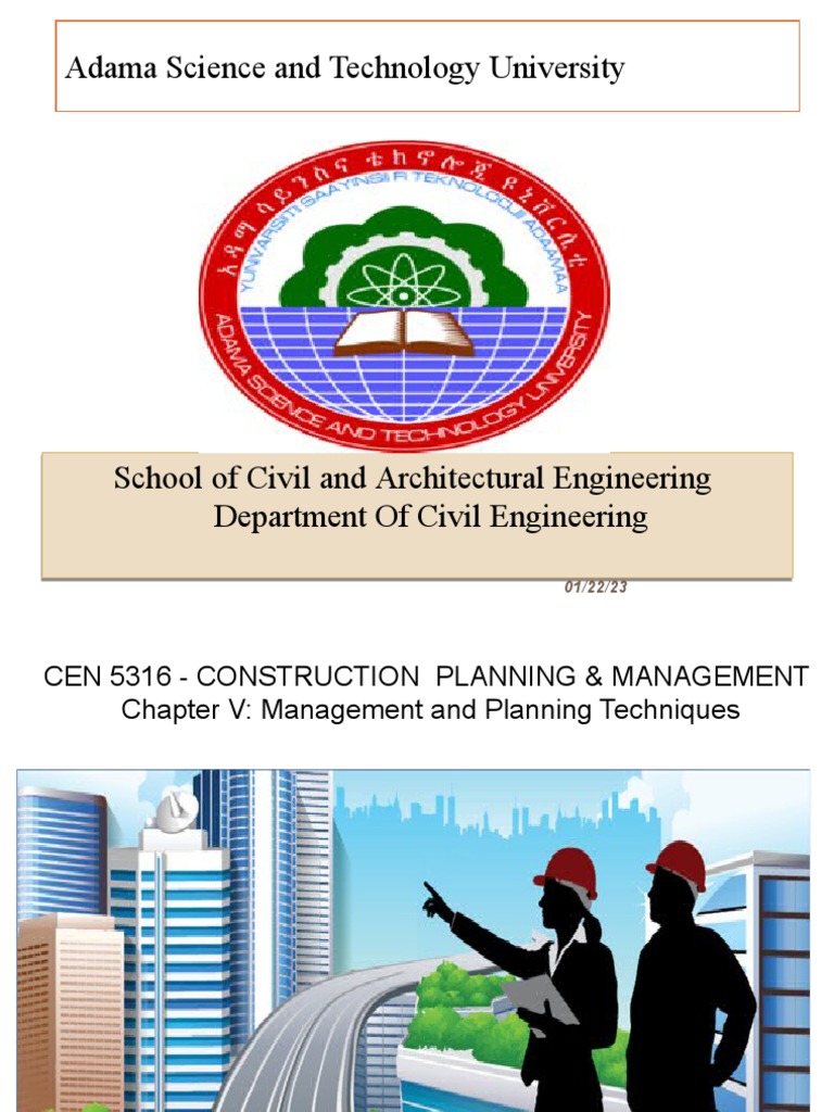 Ch5 Management & Planning Techniques 2022 | PDF | Project Management | Business