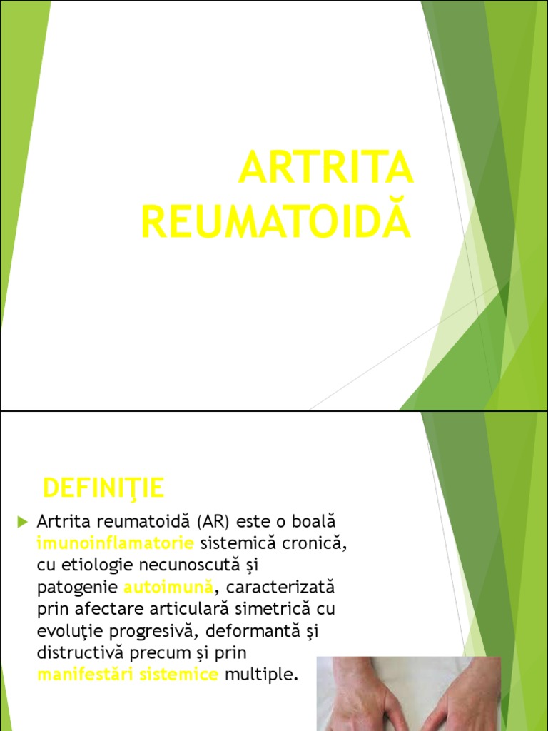 Curs 6 Artrita-Reumatoida | PDF