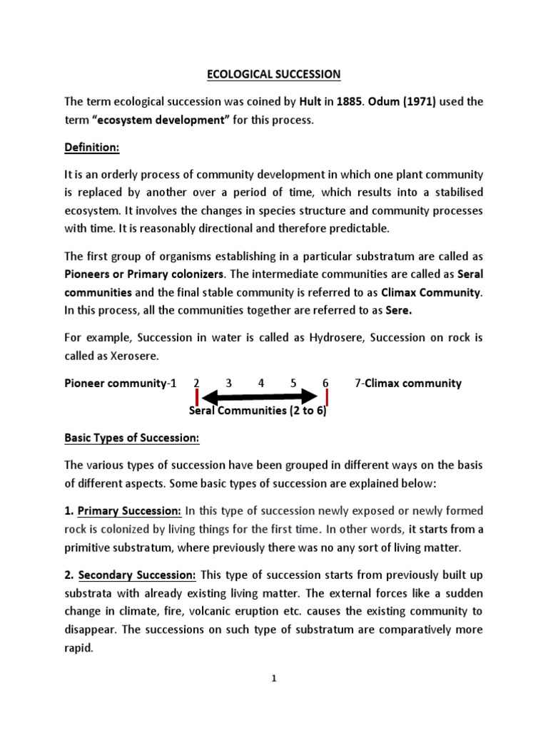 1.5 Ecological Succession-2 | PDF | Organisms | Botany