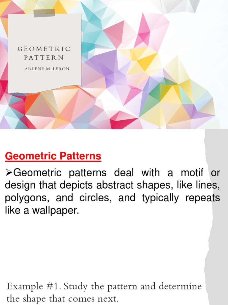 Geometric Pattern Pdf