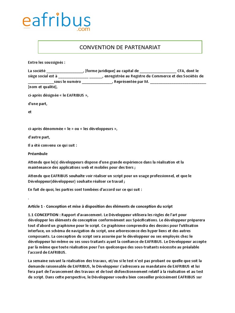 Contrat | PDF | Arbitrage