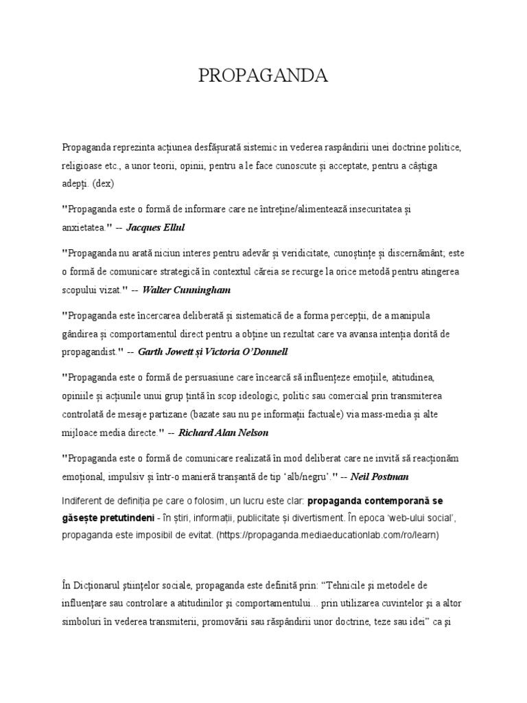 PROPAGANDA | PDF