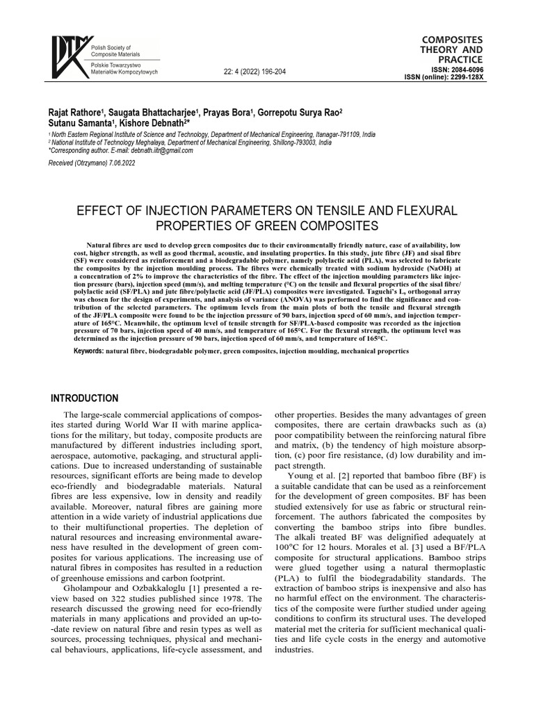 1410 2022t04 Rajat Rathore Saugata en | PDF | Composite Material | Fibers