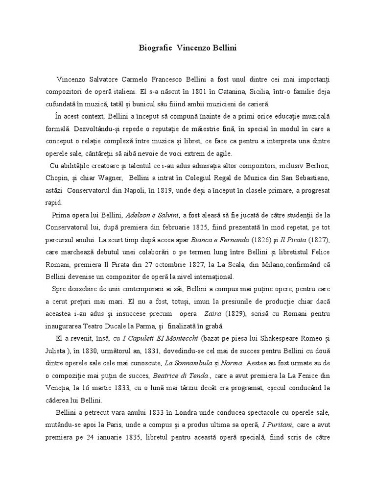 Vincenzo Bellini | PDF