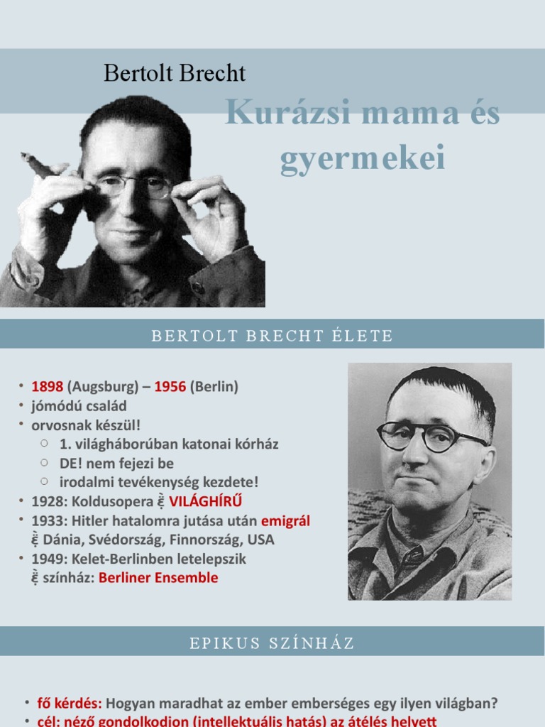 Irodalom 12e Brecht | PDF