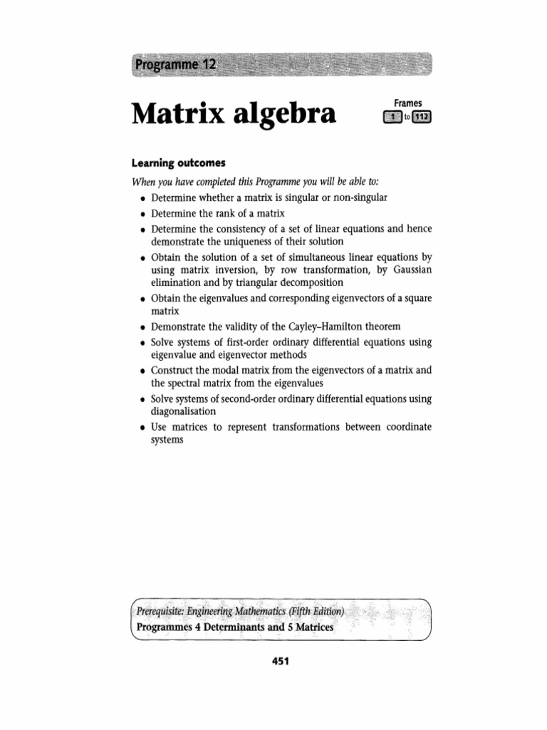 Mathematics For Engineers | PDF
