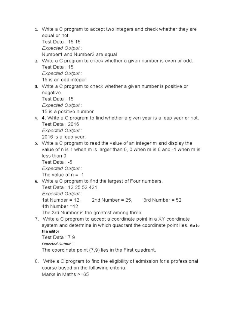 Cexercise1-Conditional Statements | PDF | Triangle | Numbers