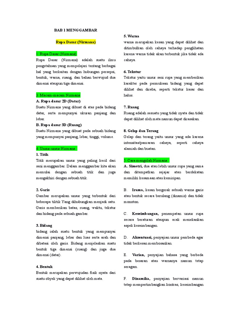 Rangkuman Materi SBK VIII | PDF