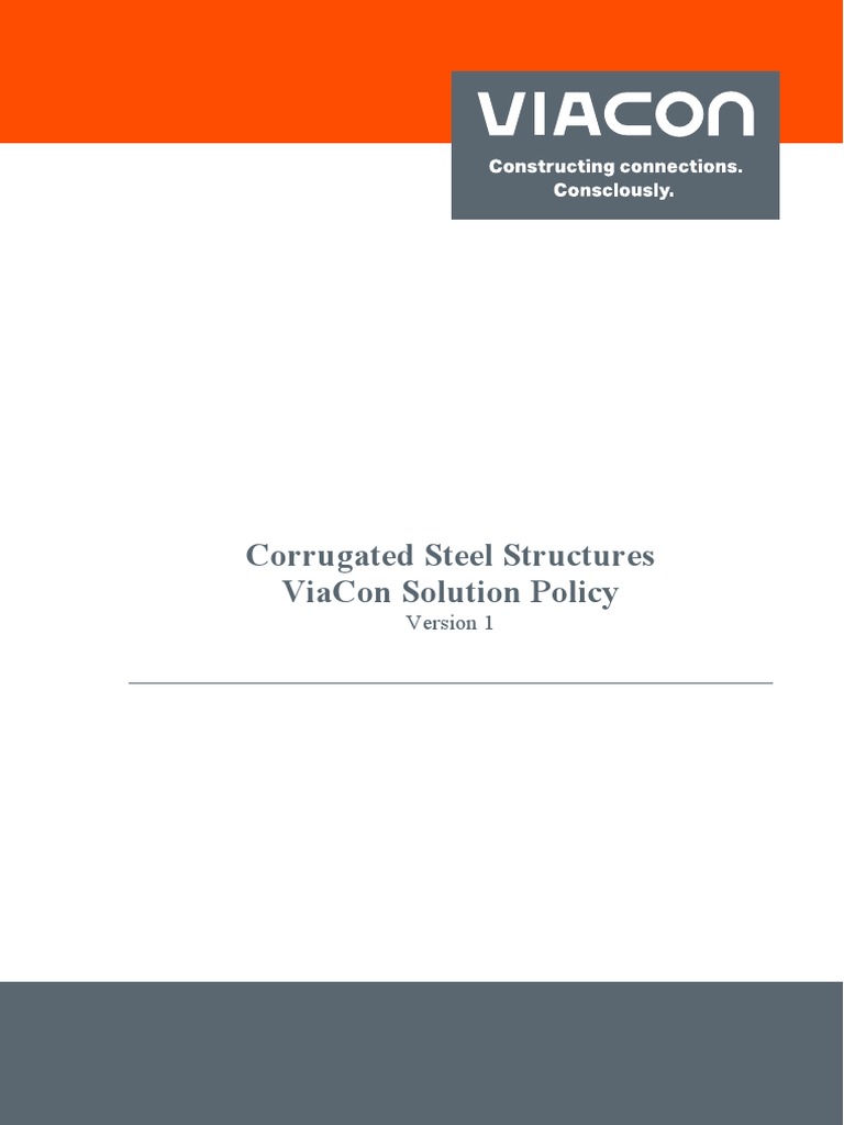 CSS ViaCon Solution Policy - v1 | PDF | Finite Element Method | Concrete