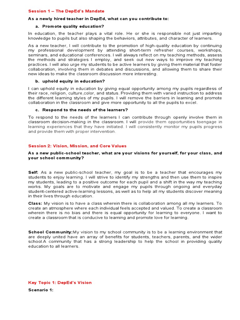 Tip Course 1 Answerkey | PDF | Teachers | Learning